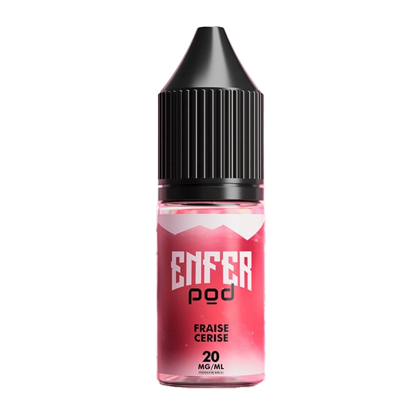 E-liquide Fraise Cerise 10 ml Pod - Enfer pas cher | Le Vapoteur Discount