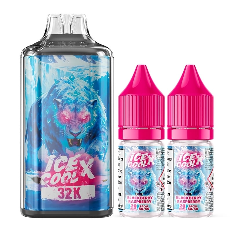 Puff Ice Cool X 32K Blackcurrant Raspberry Grape Liquidarom | Le ...